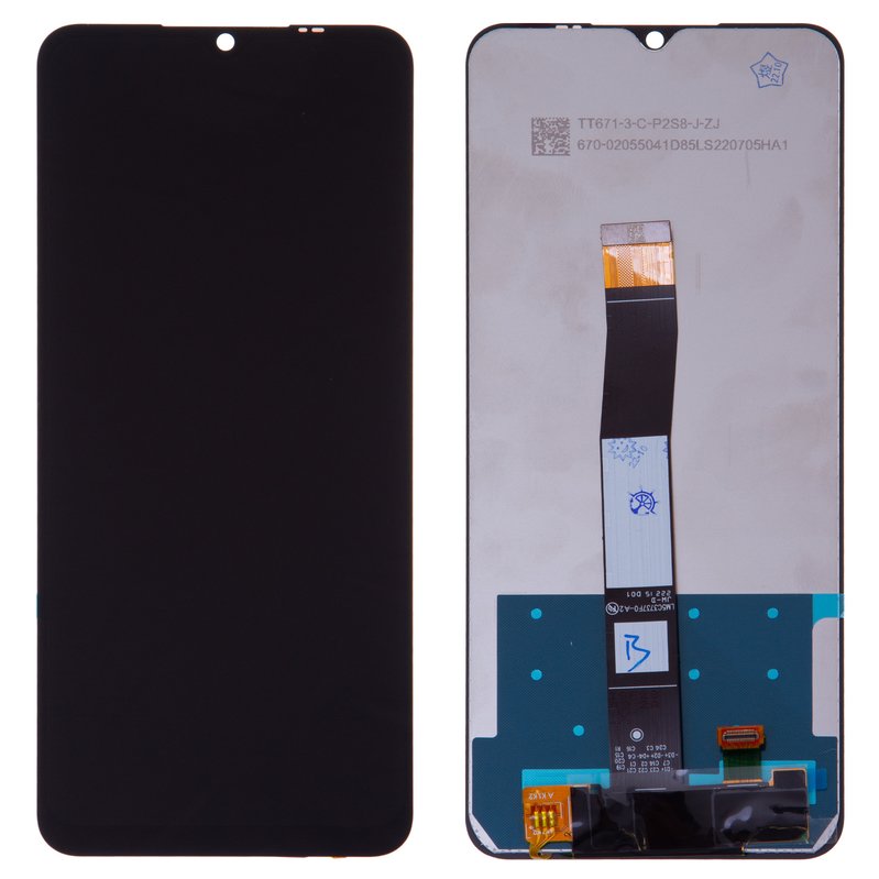 LCD compatible with Xiaomi Poco C40, Redmi 10C, (black, without frame ...
