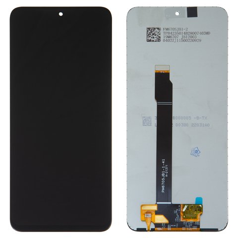 LCD compatible with Huawei Honor X8, (black, without frame, High Copy ...